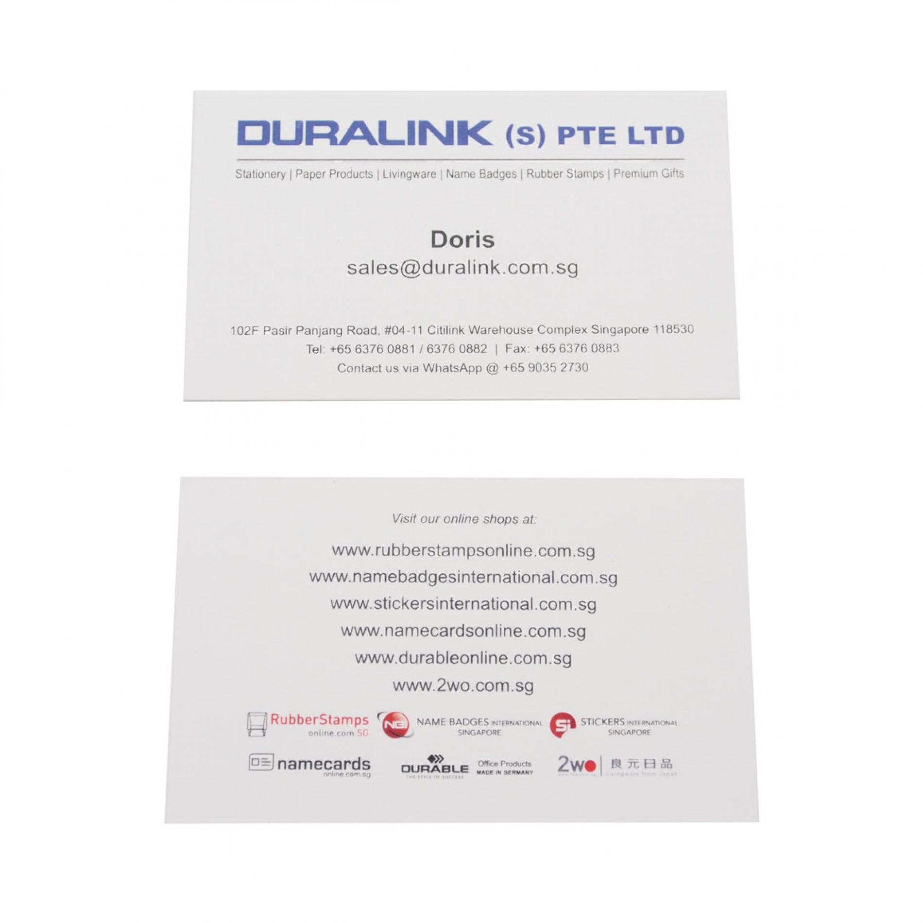 Standard Name Cards | Cards Printing | Create Business Cards