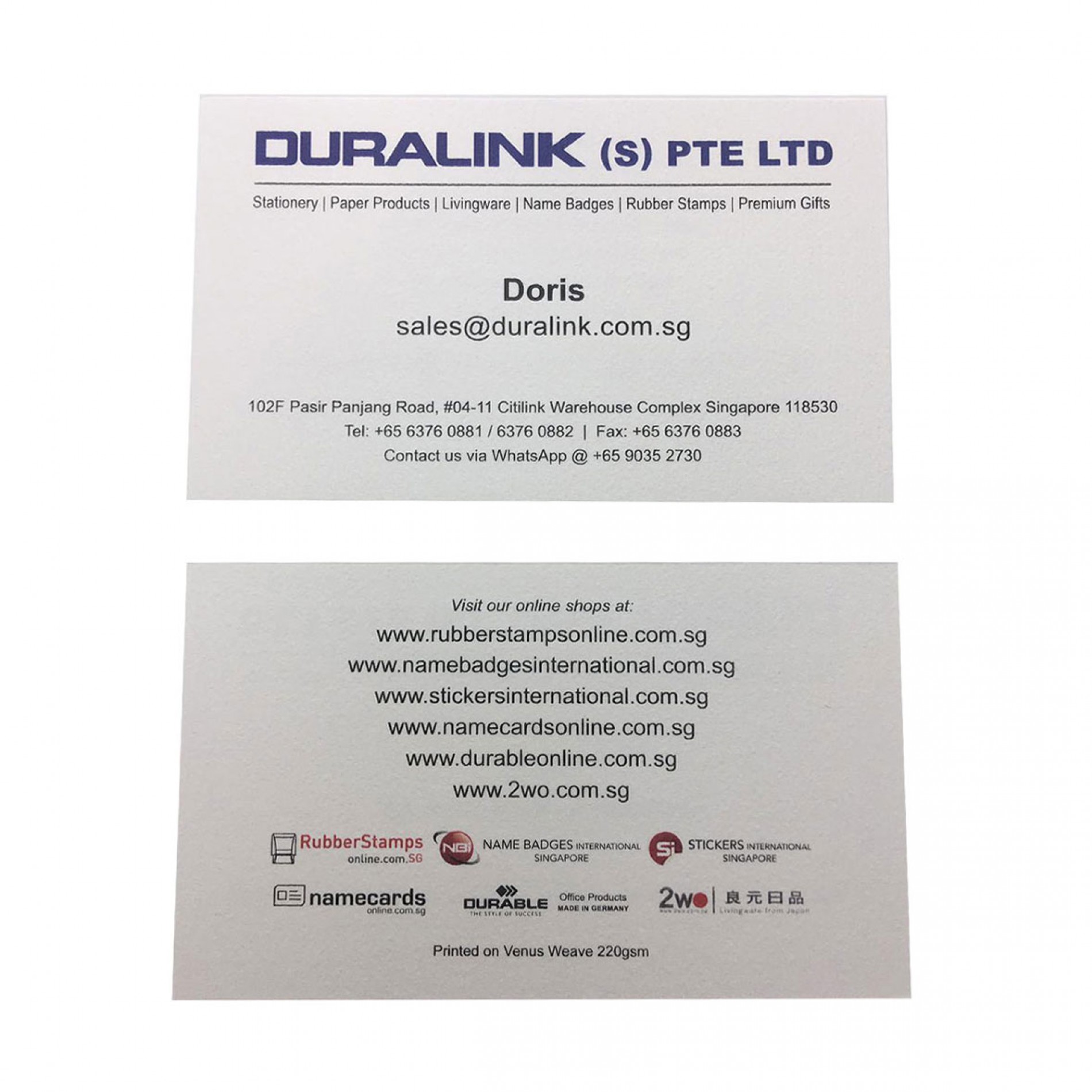 Prestige Name Cards | Name Cards Maker | Digital Name Cards Printing