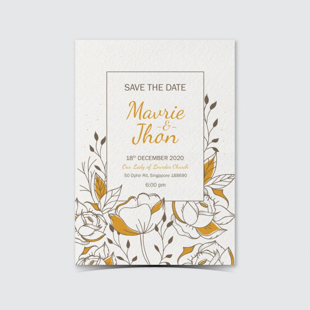 Customized UV Print | Wedding Cards Online – Namecardsonline.com.sg
